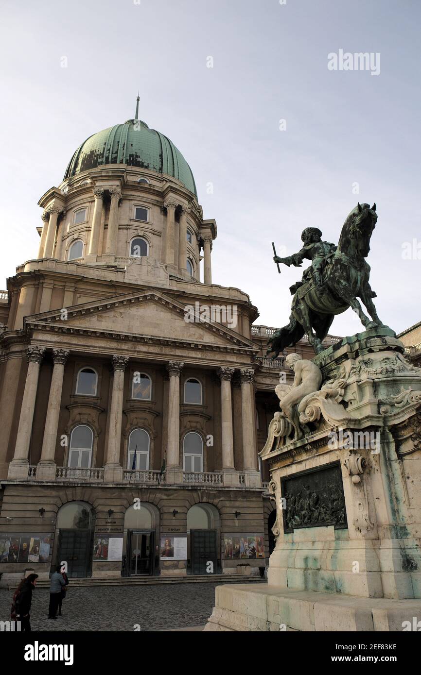 Entrance to Buda Castle, Budapest, Hungary Stock Photo - Alamy
