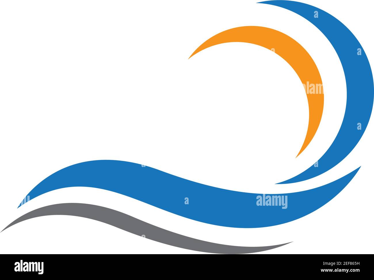 Water Wave logo vector icon illustration design Stock Vector Image ...
