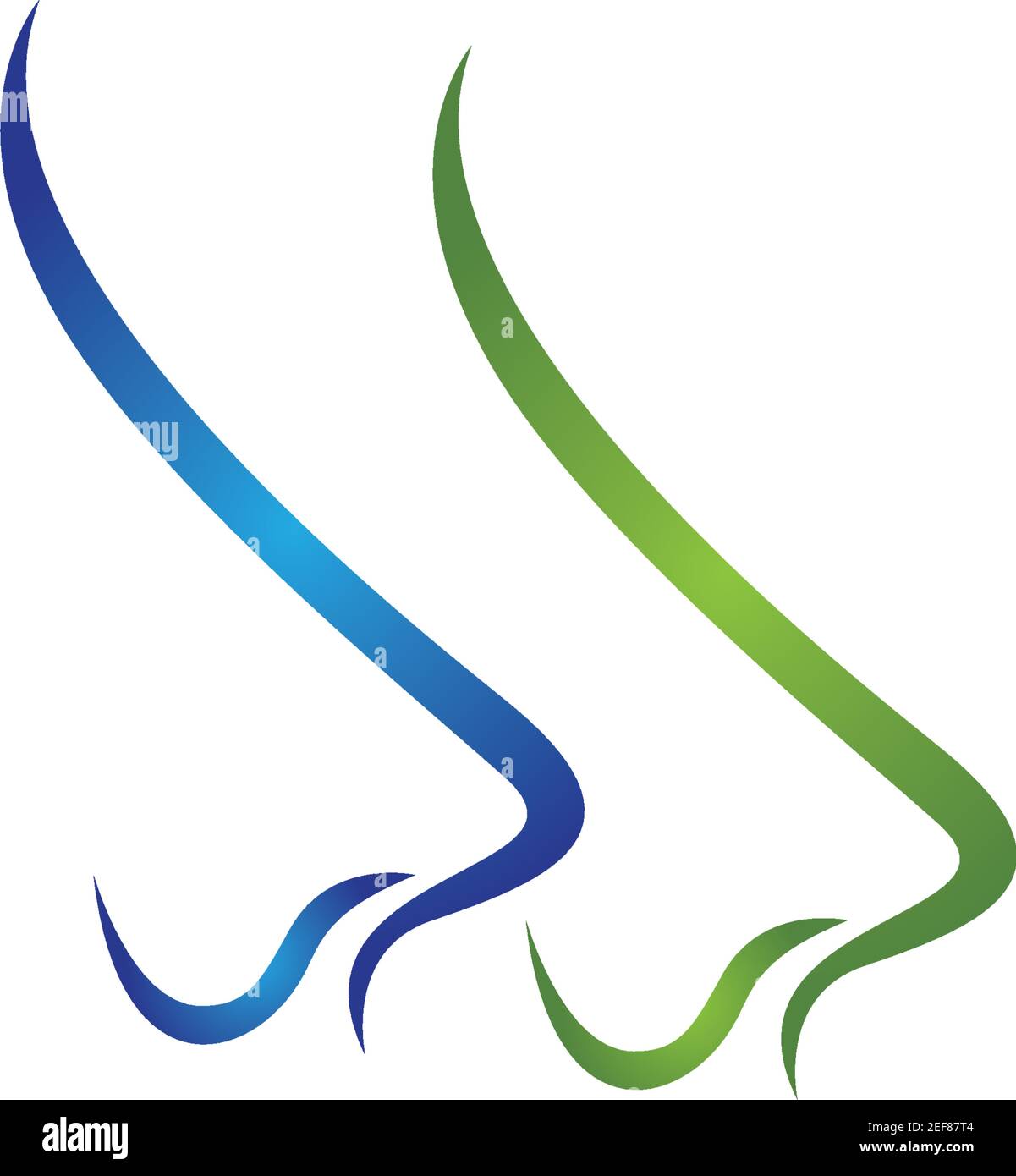 Nose logo template vector icon illustration design Stock Vector Image ...