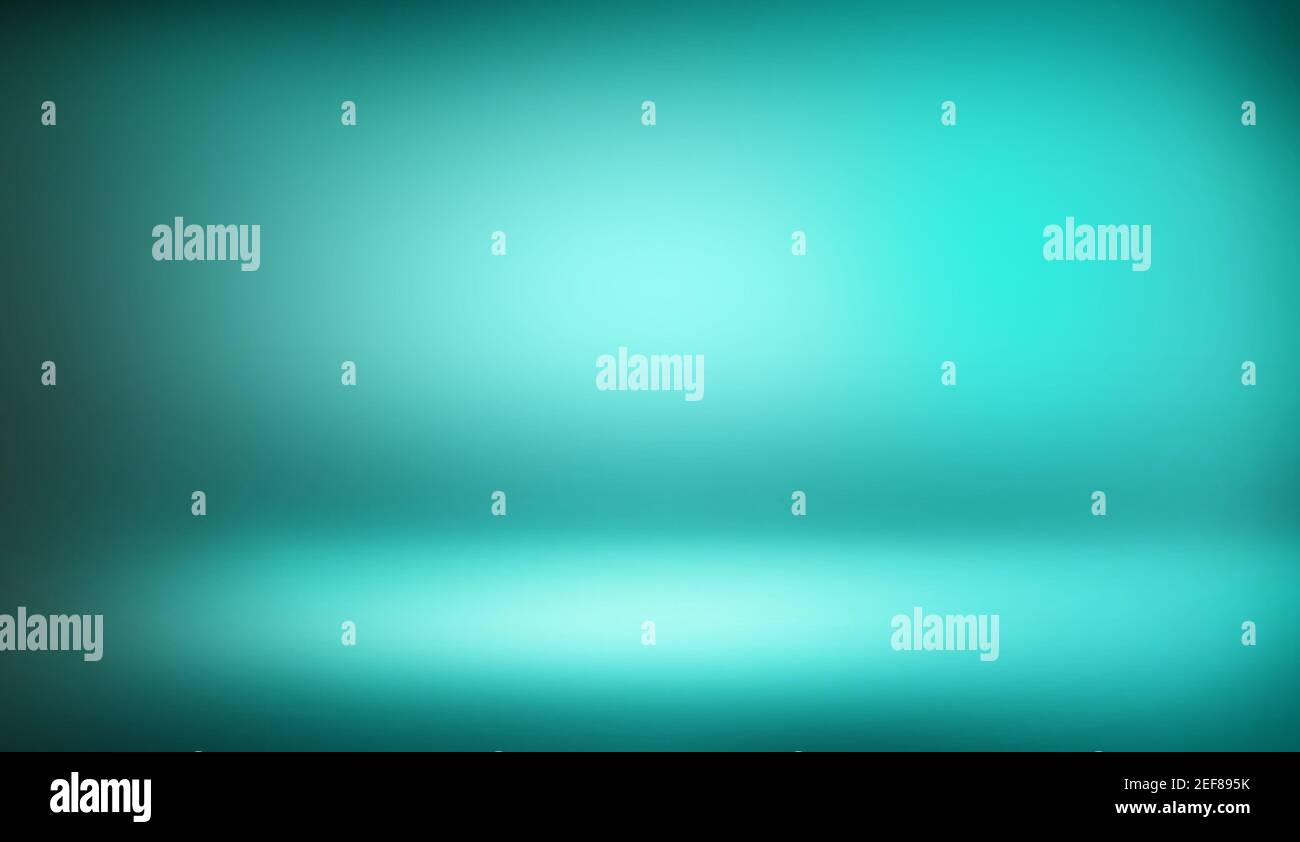 3D Room Background Cyan Color. Abstract 3D Rendered illustration Stock ...