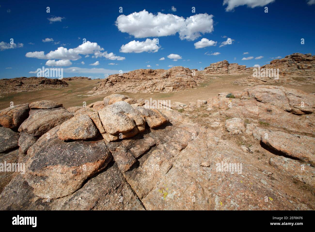 Rocks formation at Baga Gazriin Chuluu, Gobi Desert, Mongolia Stock ...