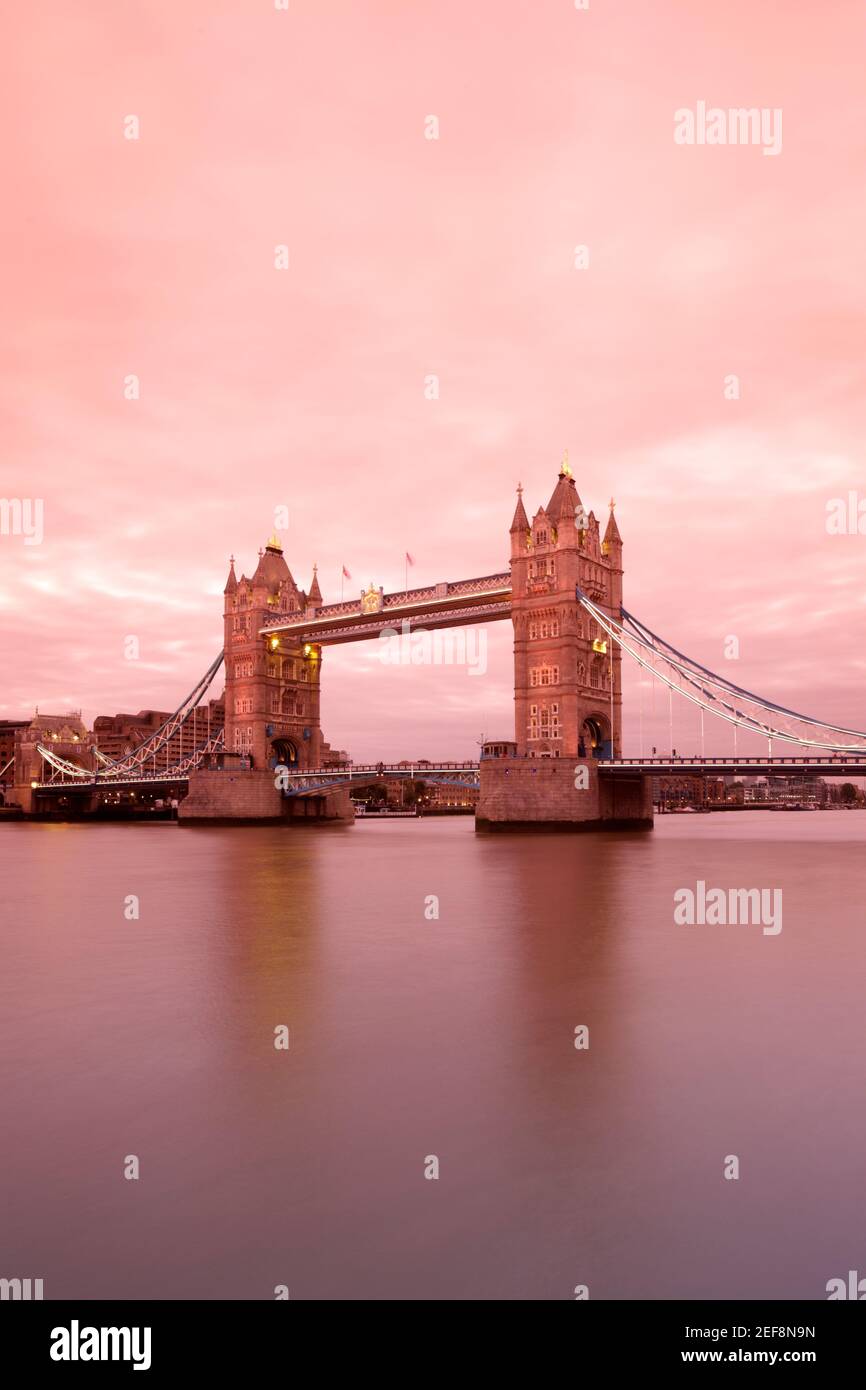 Tower bridge at sunset, London, UK Stock Photo - Alamy