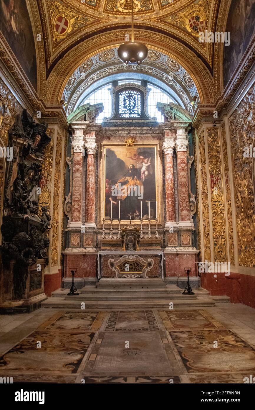 Chapel of the Langue of Castille, Leon and Portugal. St. John's Co ...