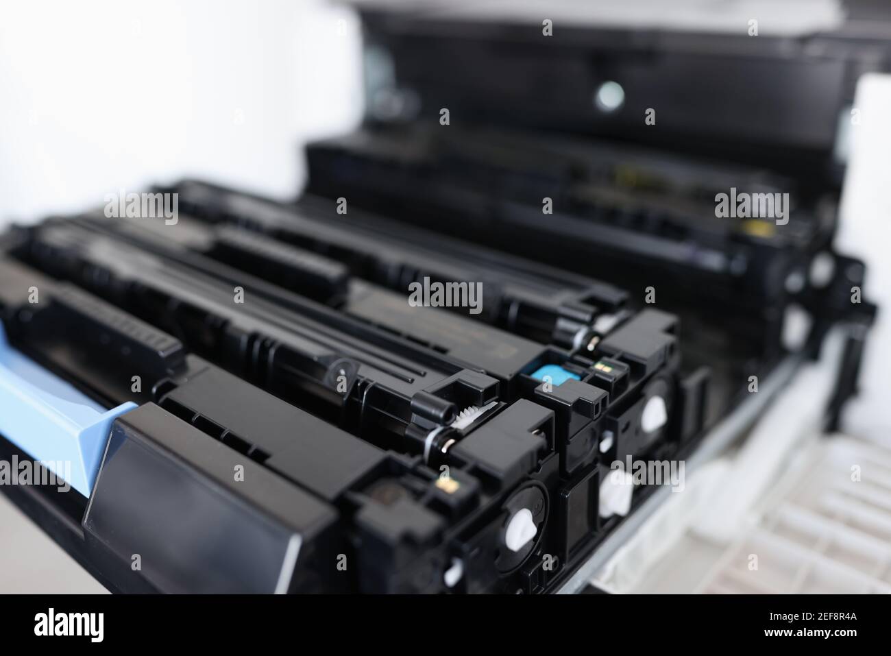 Toner cartridges for laser color printers and mfp Stock Photo - Alamy