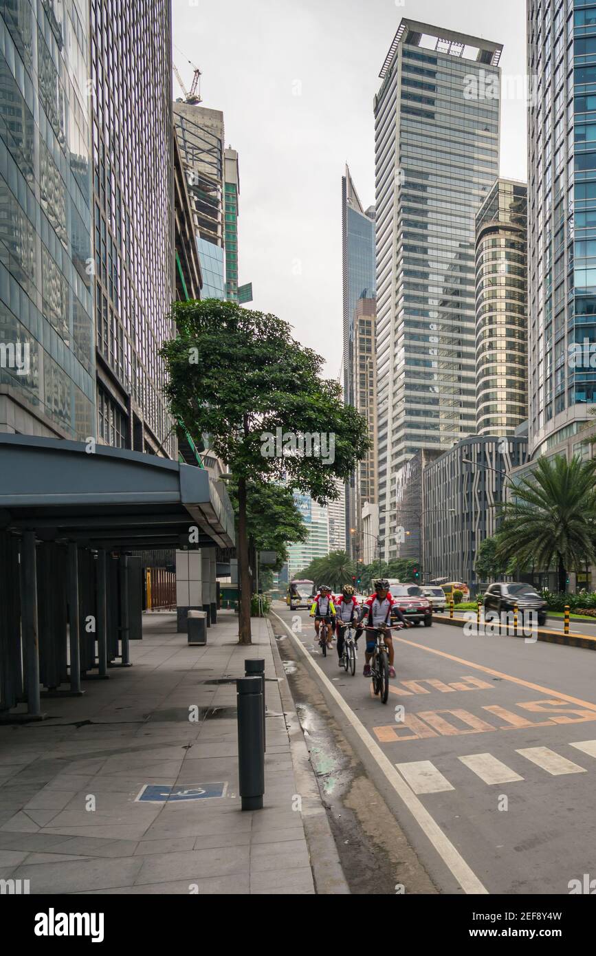 Makati, Metro Manila, Philippines - August 2018: Vertical photo of ...
