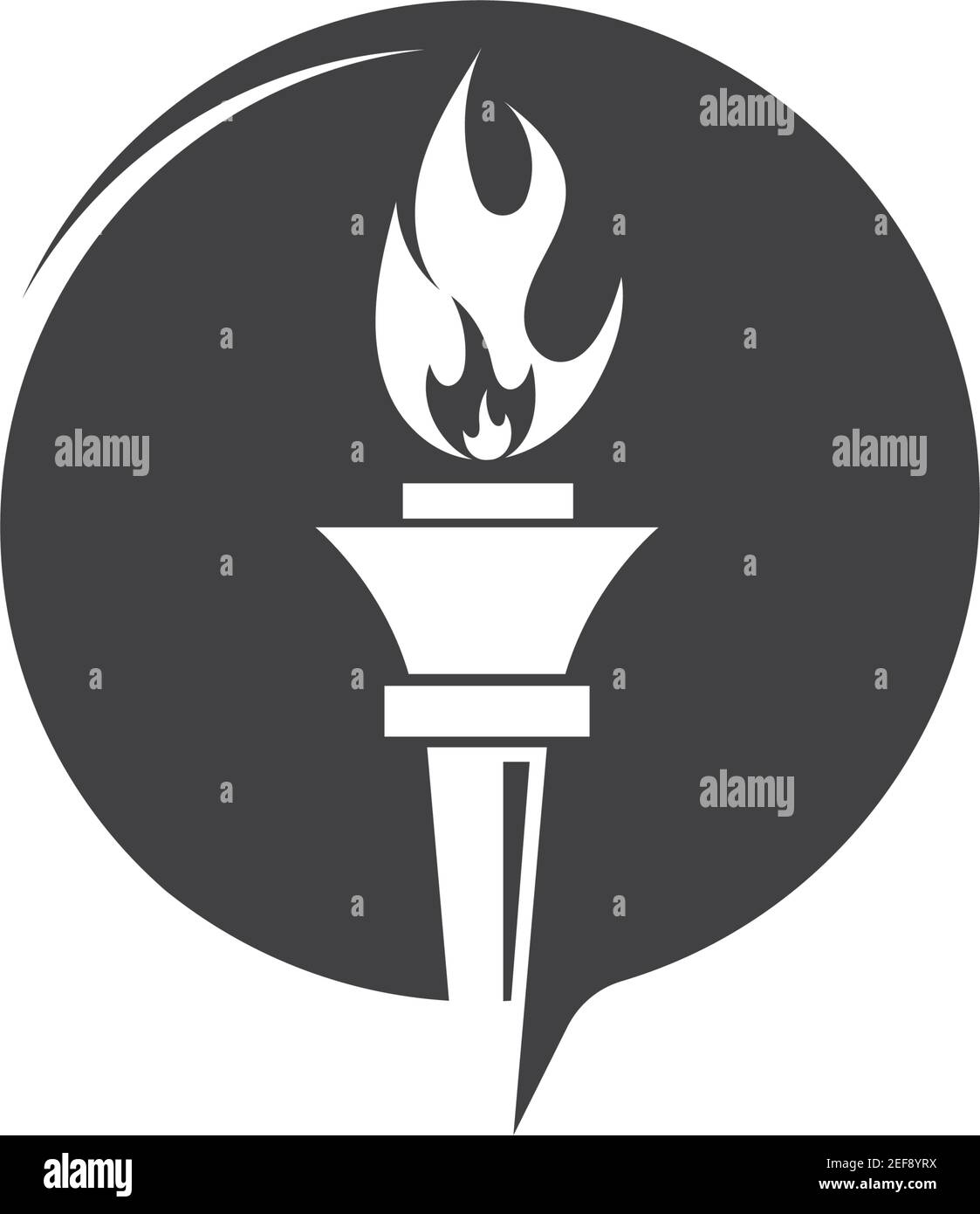 Torch logo hi-res stock photography and images - Alamy