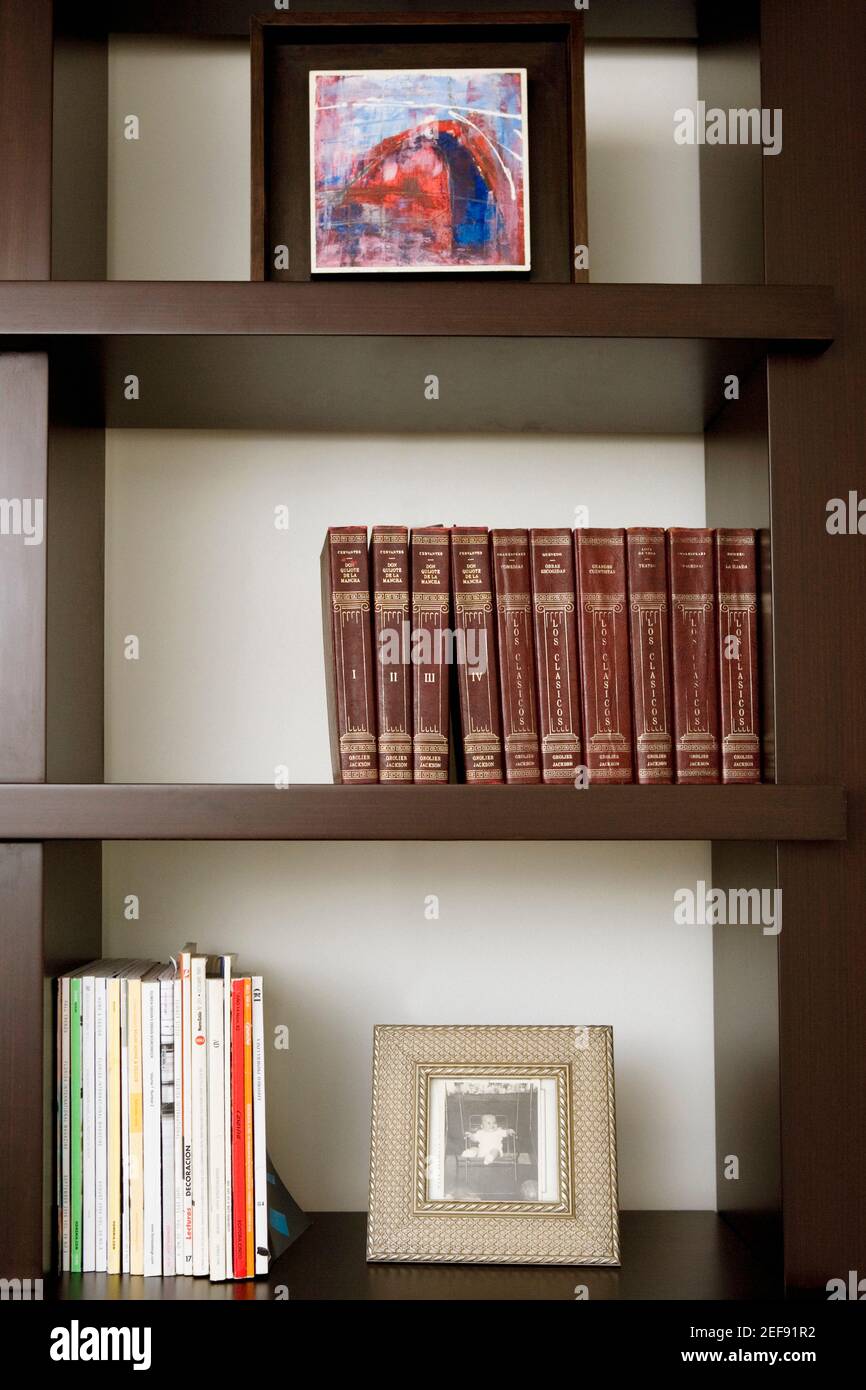 Vertical frame shelves hi-res stock photography and images - Alamy