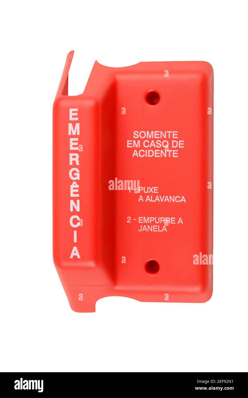 Red emergency box Stock Photo - Alamy