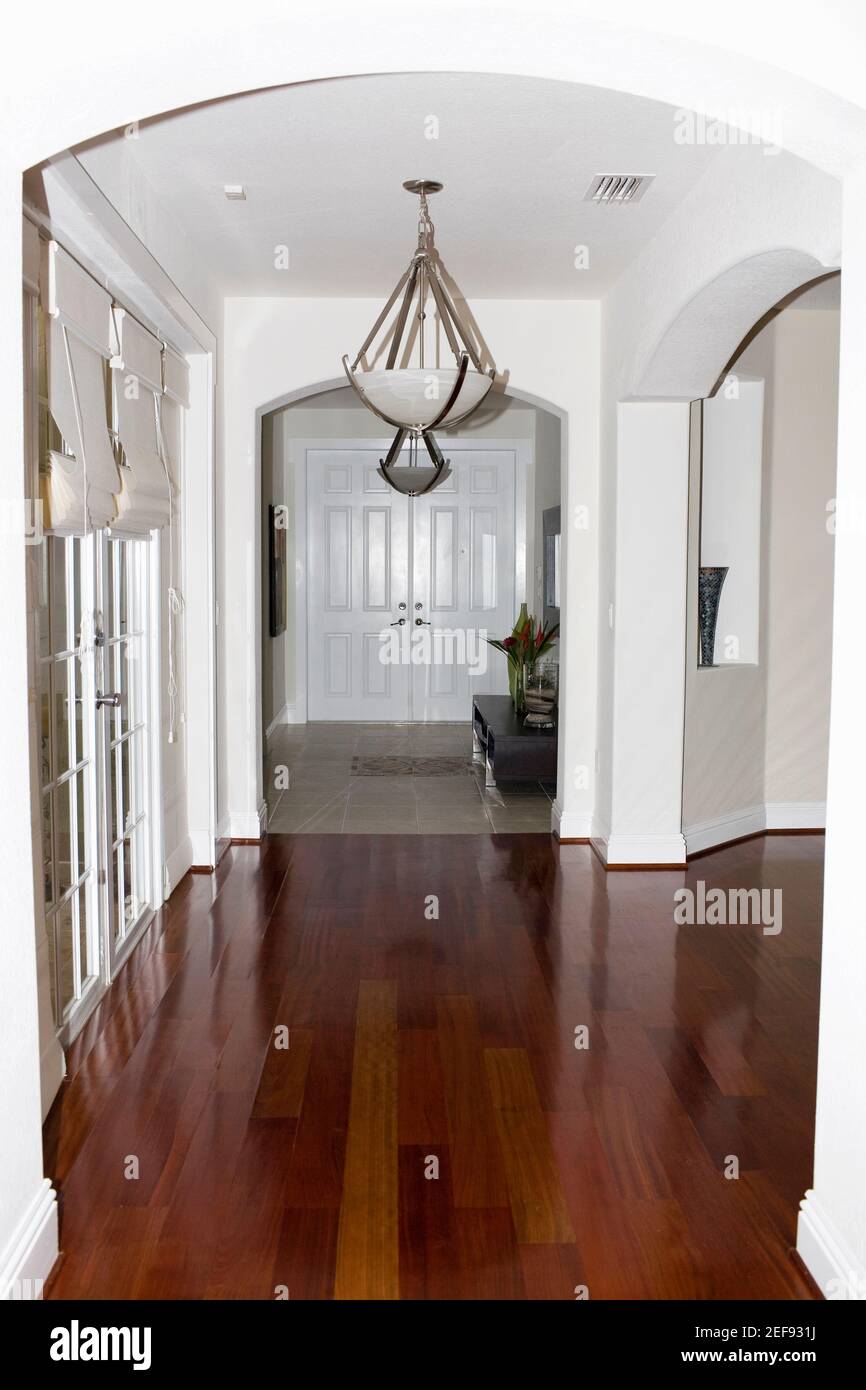 Corridor of a house Stock Photo - Alamy