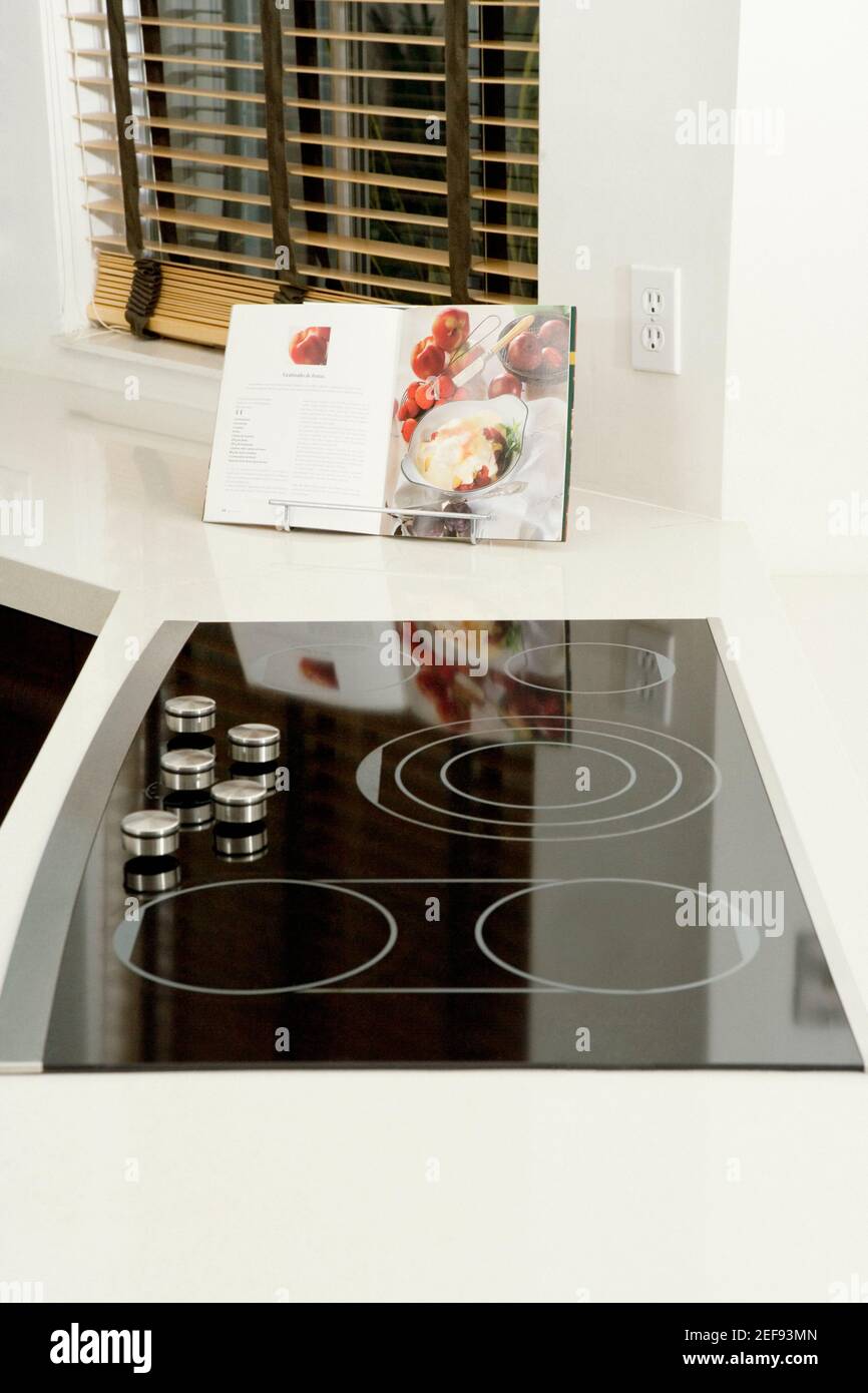 Cookbook on a kitchen counter Stock Photo - Alamy