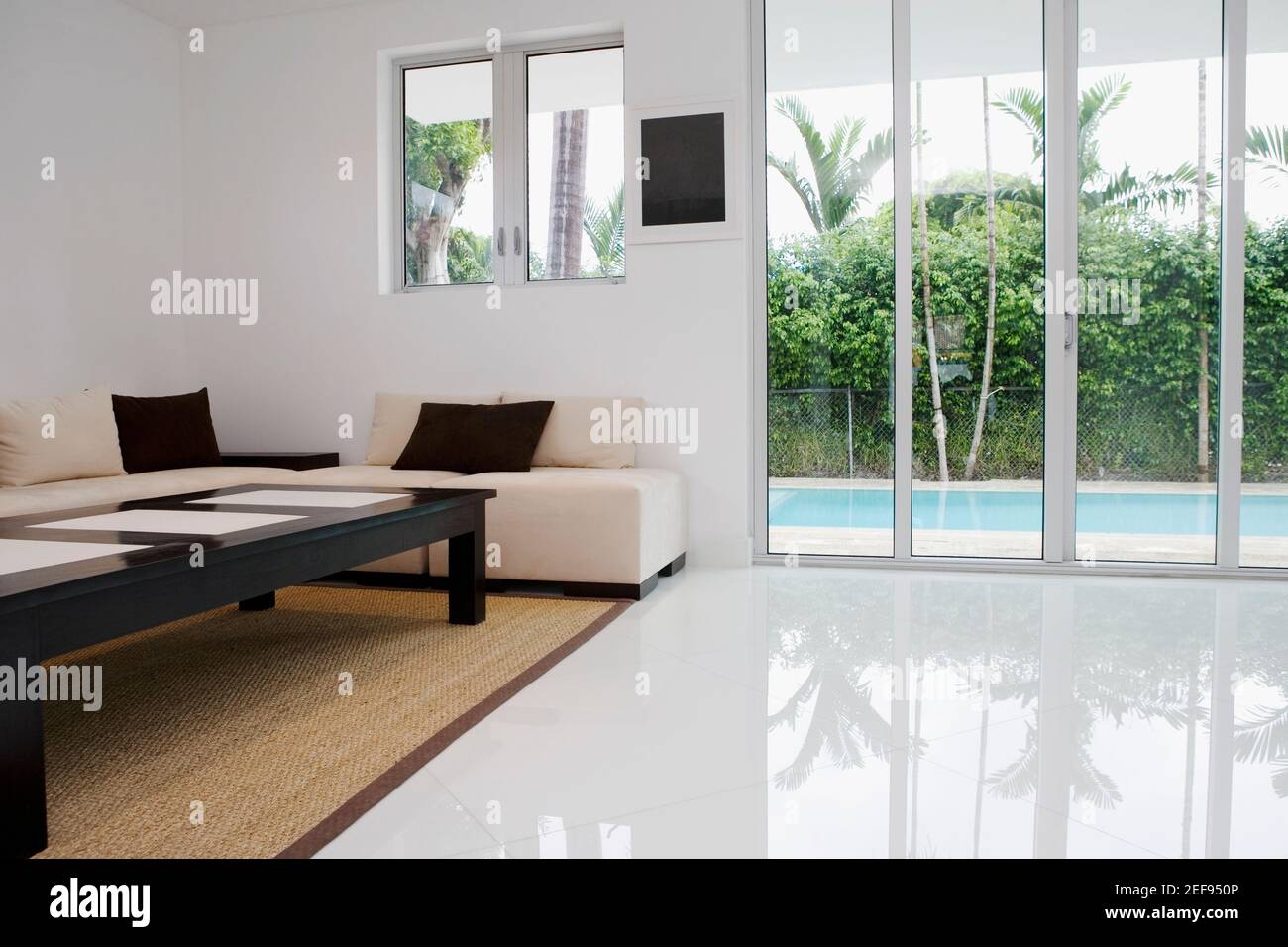 Interiors of a living room Stock Photo - Alamy