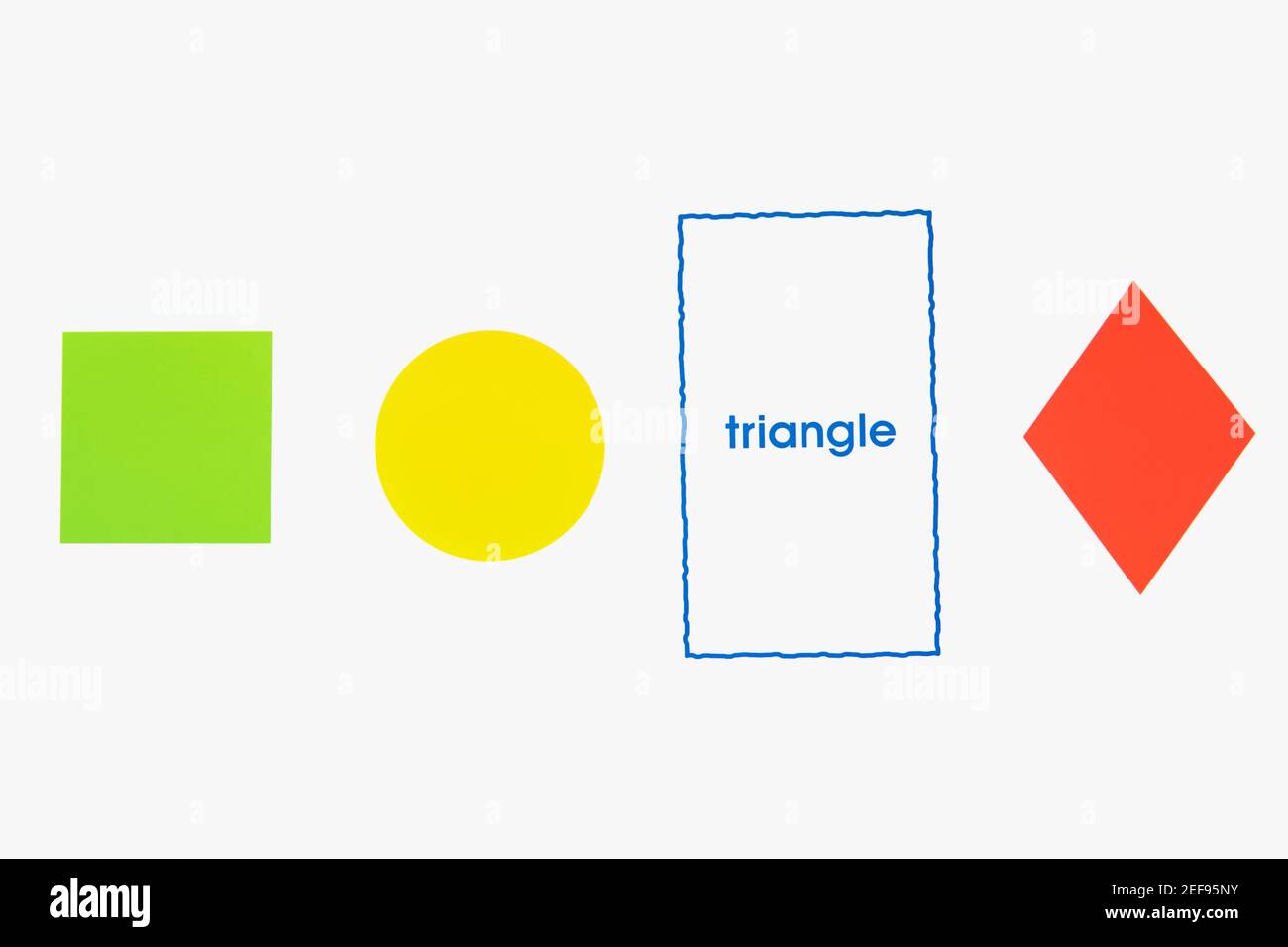 Geometric triangle circle shape Cut Out Stock Images & Pictures - Alamy