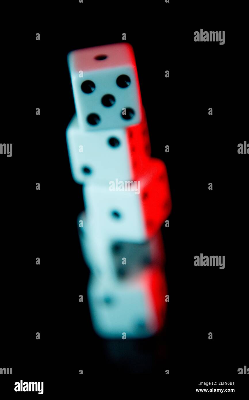 Four dice hi-res stock photography and images - Alamy