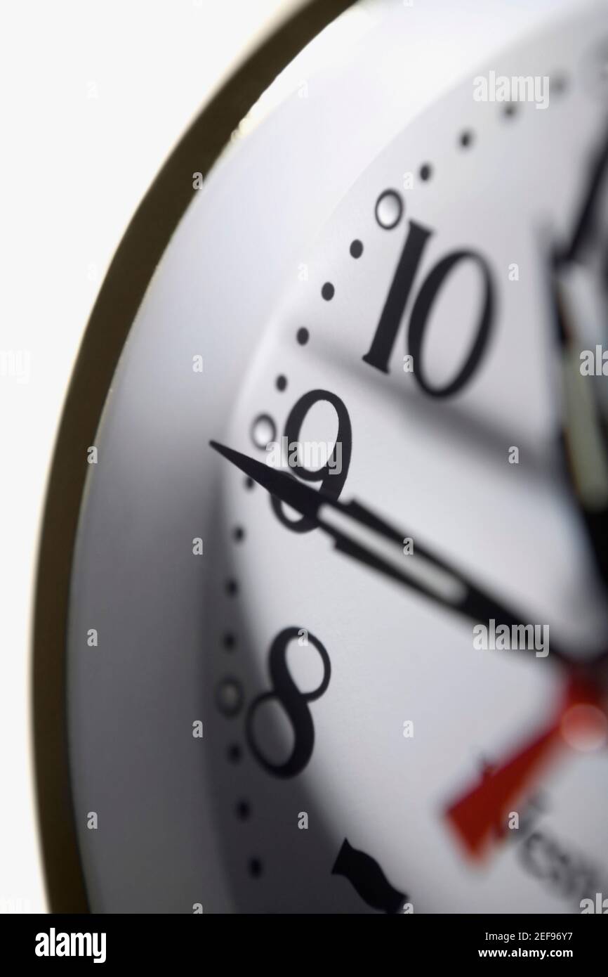 Clock face close up shot hi-res stock photography and images - Alamy