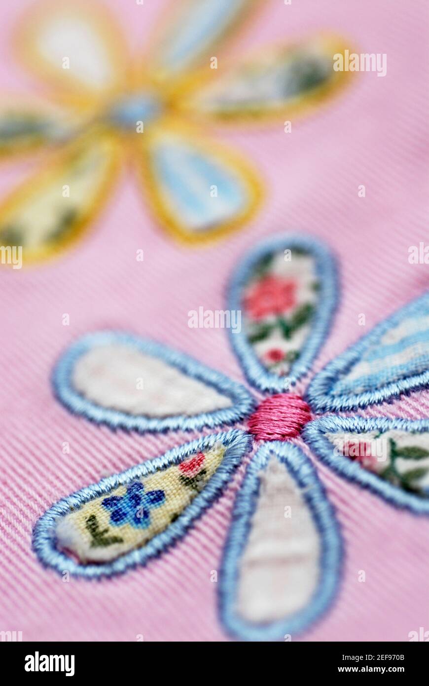 Close up embroidery fabric hi-res stock photography and images - Alamy