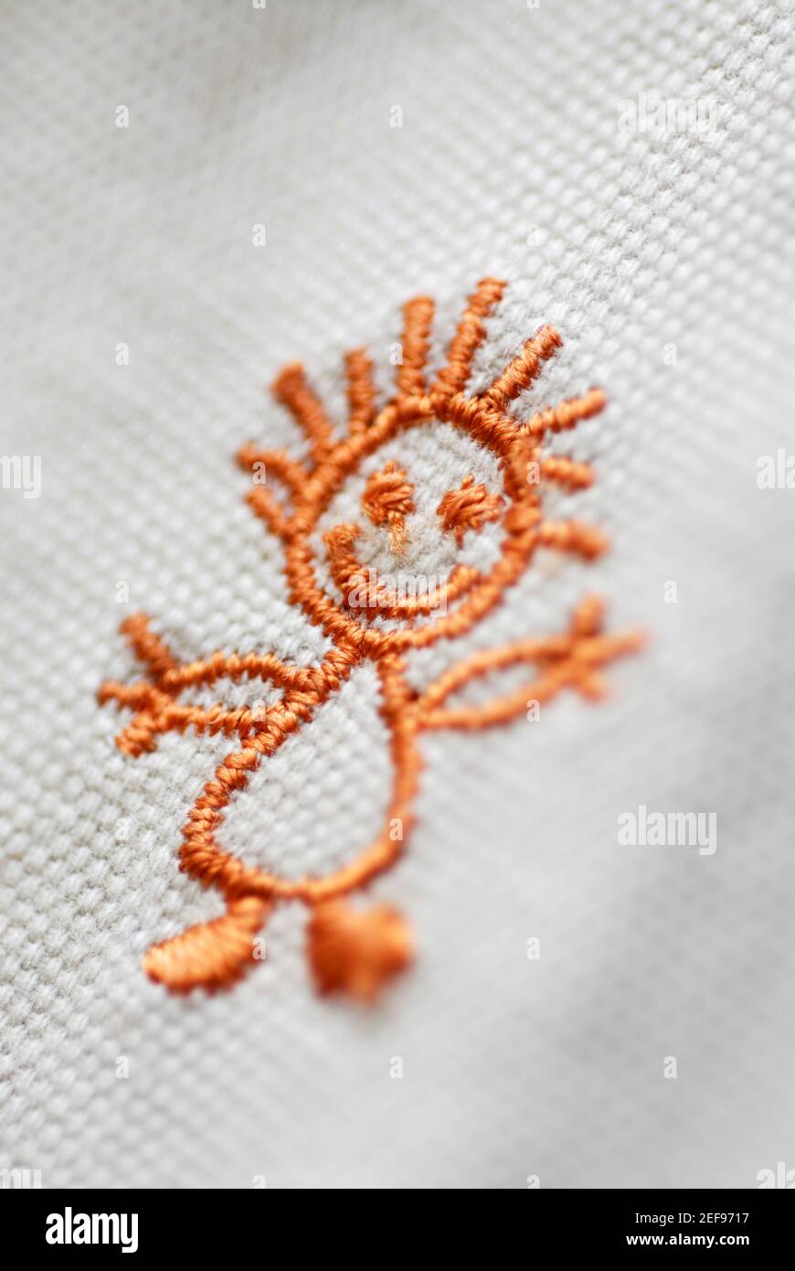Close up embroidery fabric hi-res stock photography and images - Alamy