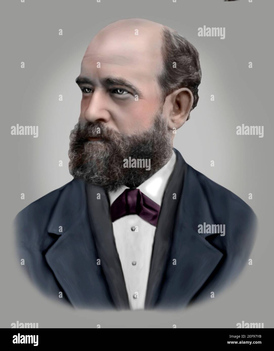Henry George 1839-1897 American Political Economist Journalist Stock ...
