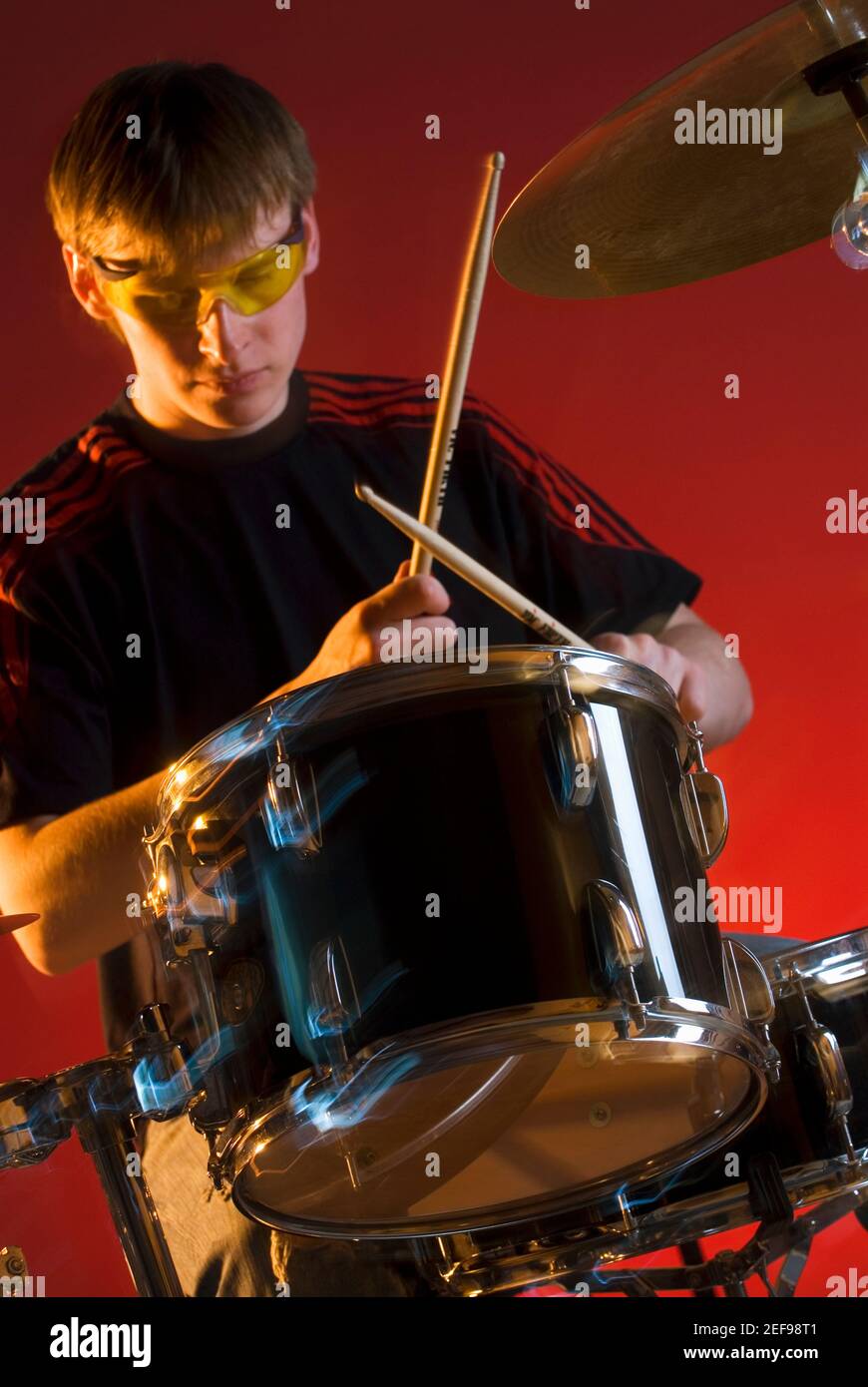 Adult drummer hi-res stock photography and images - Alamy