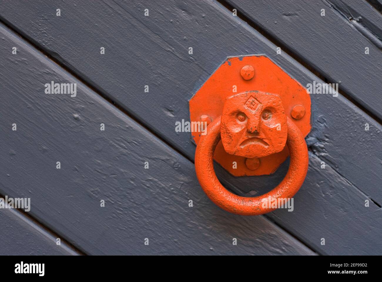 Human face knocker hi-res stock photography and images - Alamy