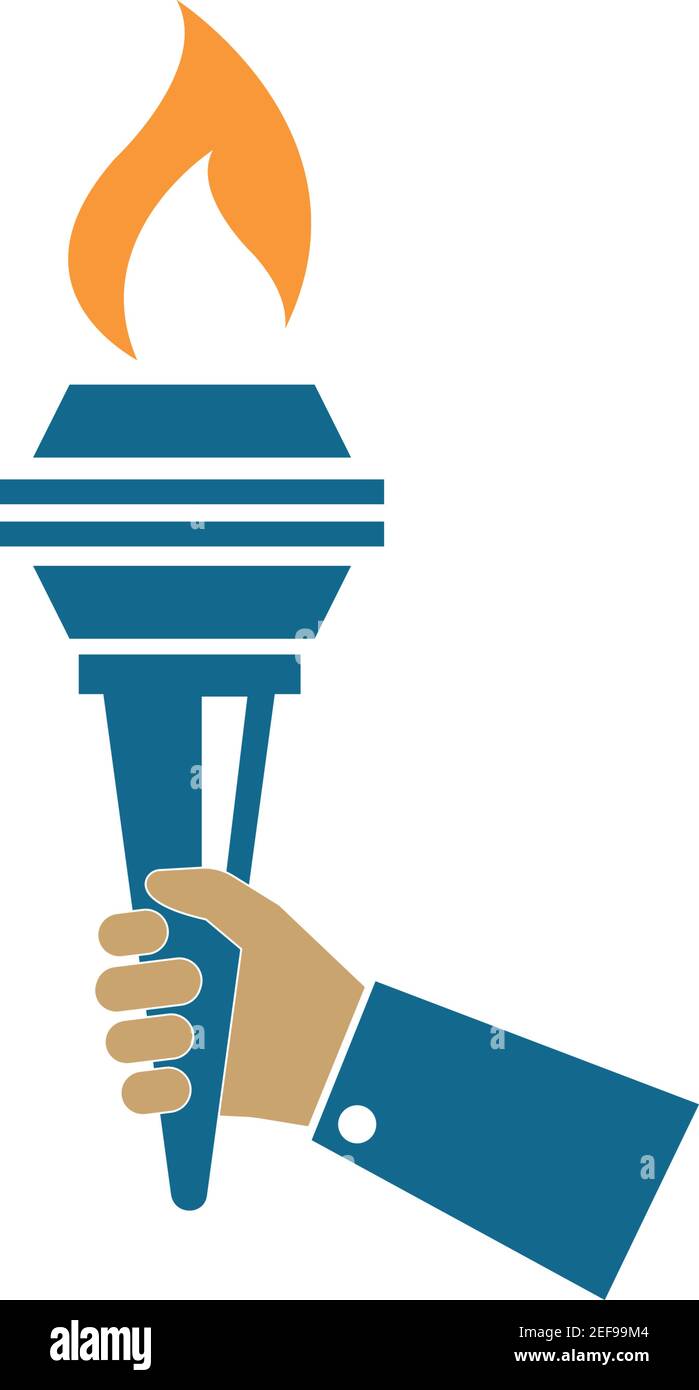 Olympic relay torch Stock Vector Images - Alamy