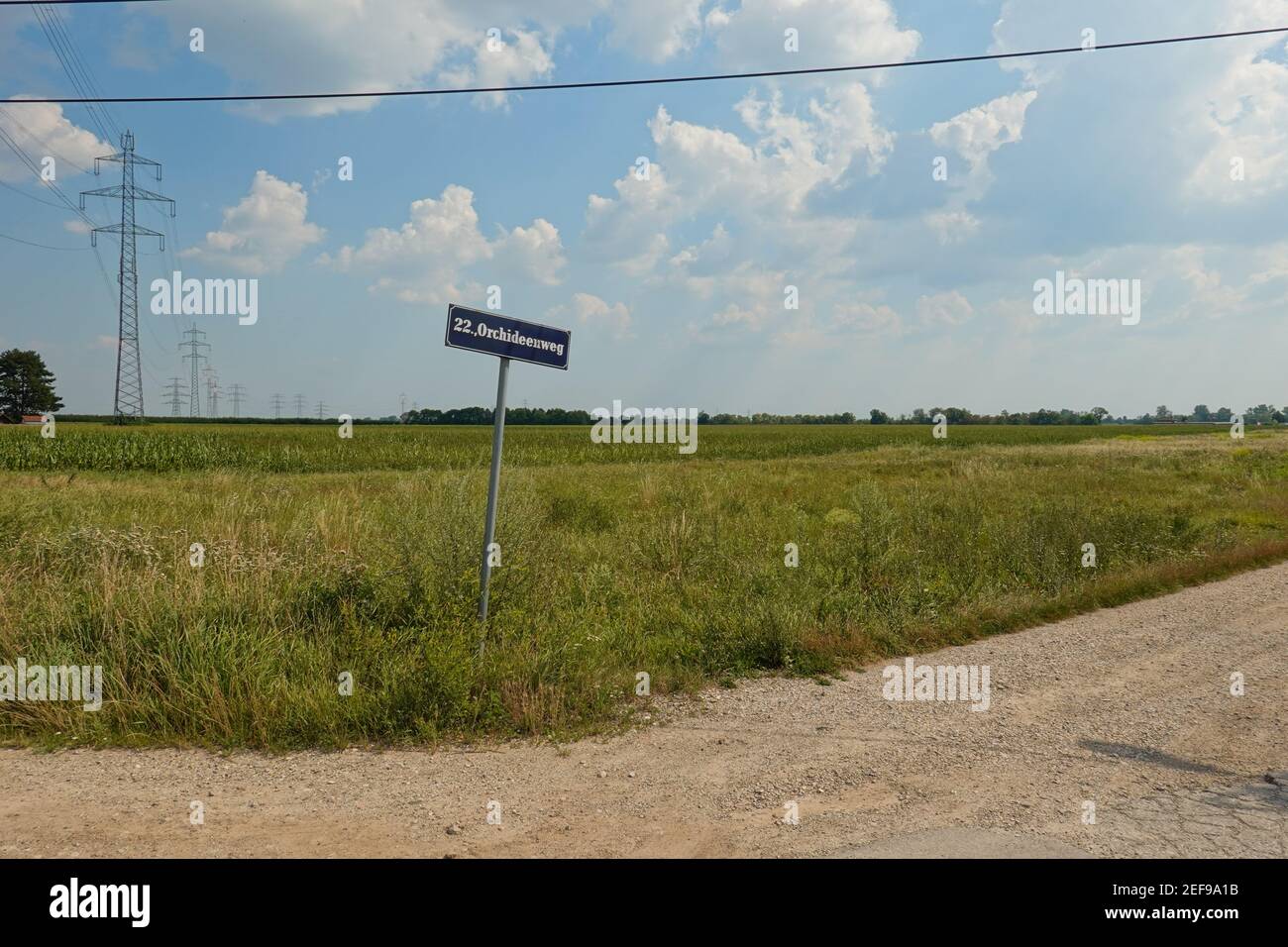 Wien, Stadtgrenze bei Aspern Stock Photo - Alamy