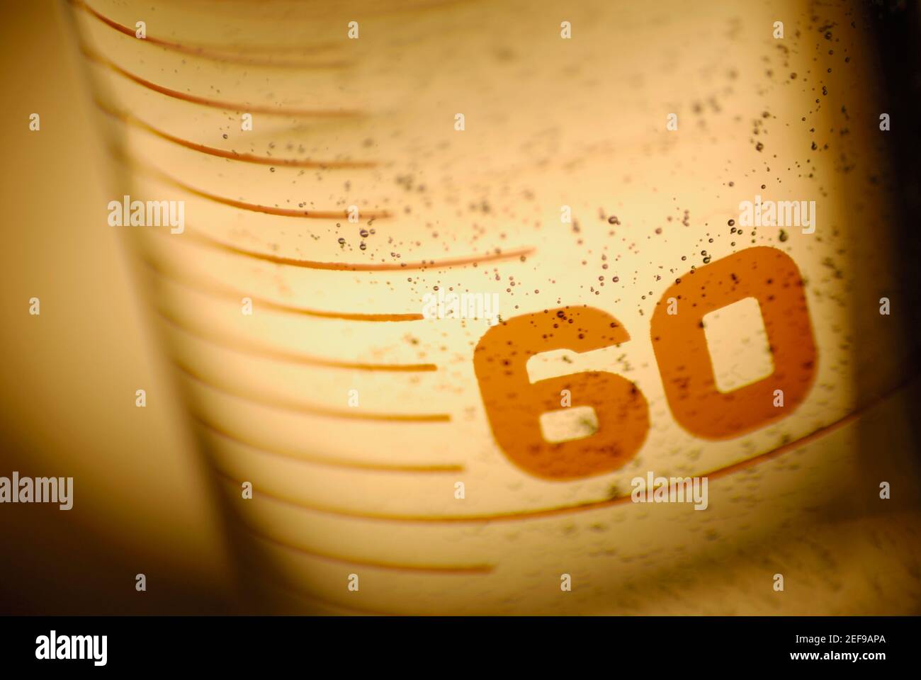 Close-up of a beaker Stock Photo - Alamy