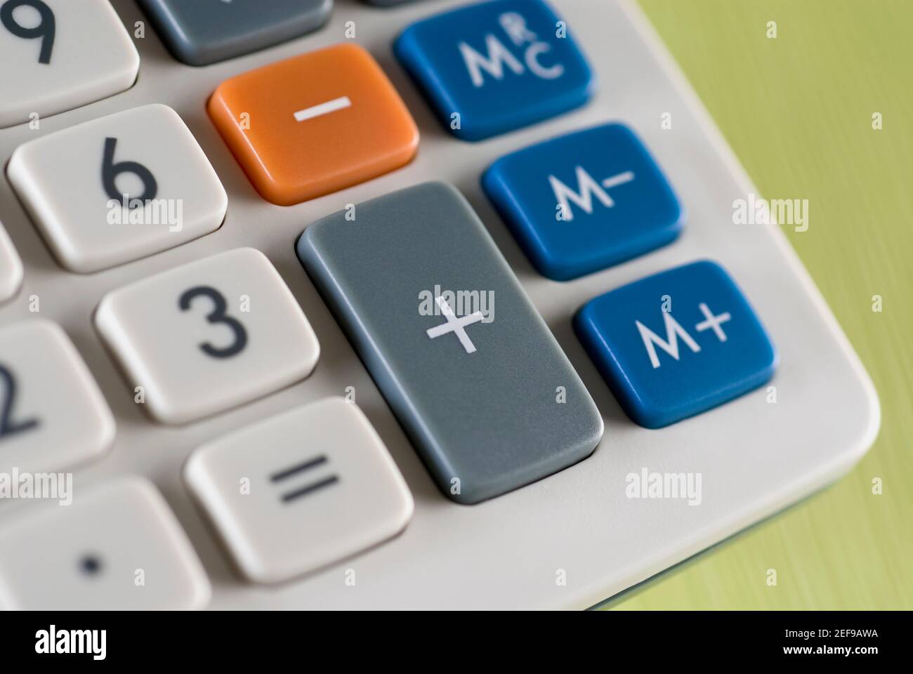 Close up of a calculator Stock Photo - Alamy