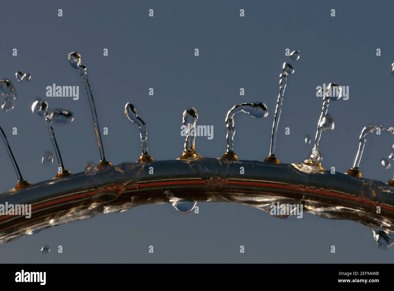 Water spraying from a fountain Stock Photo - Alamy