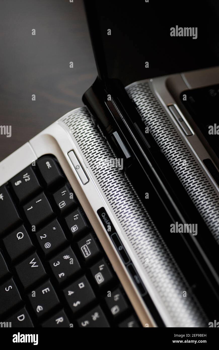 Close up tilt business laptop hi-res stock photography and images - Alamy