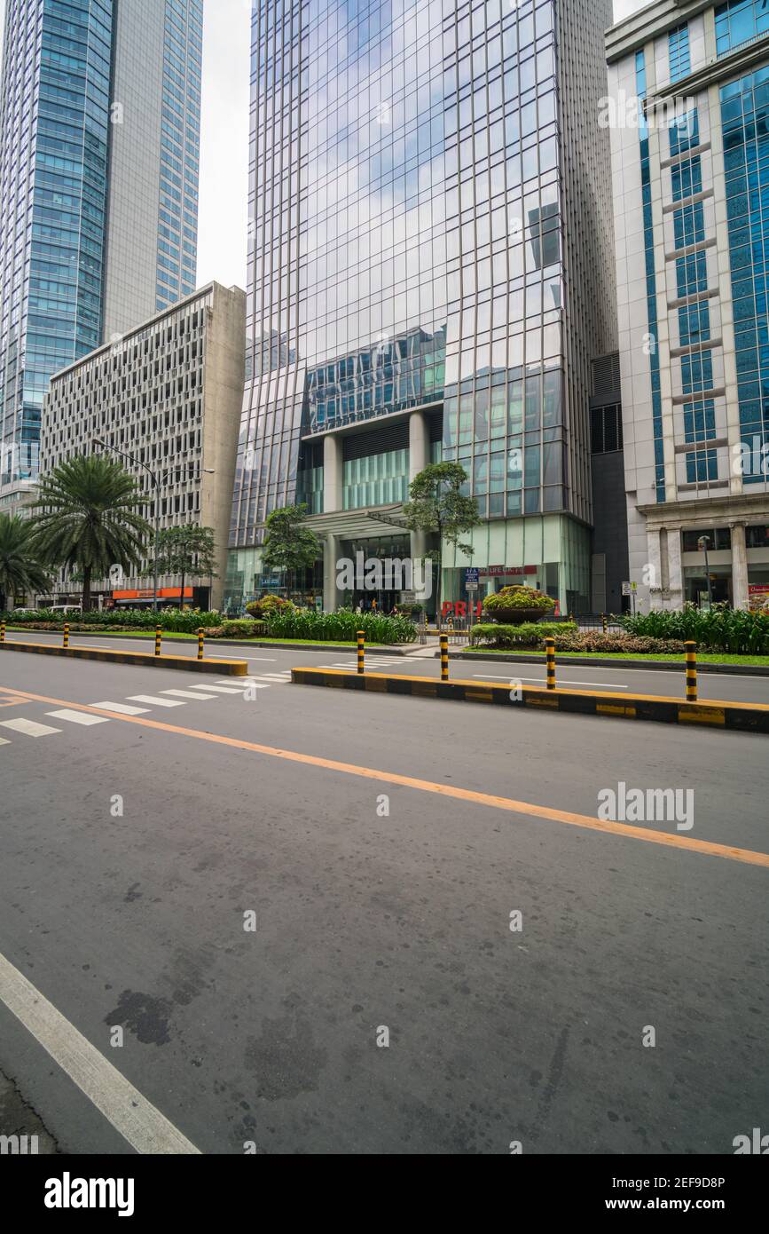Makati, Metro Manila, Philippines - August 2018: Vertical photo of ...