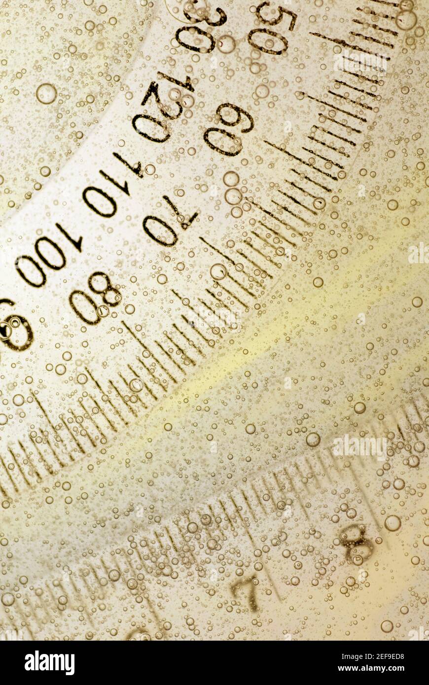 Close up of a ruler in water hi-res stock photography and images - Alamy