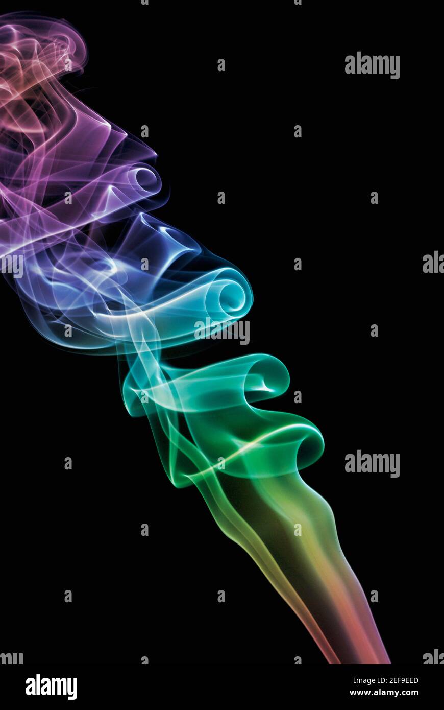 Rising colorful smoke vertical motion hi-res stock photography and ...