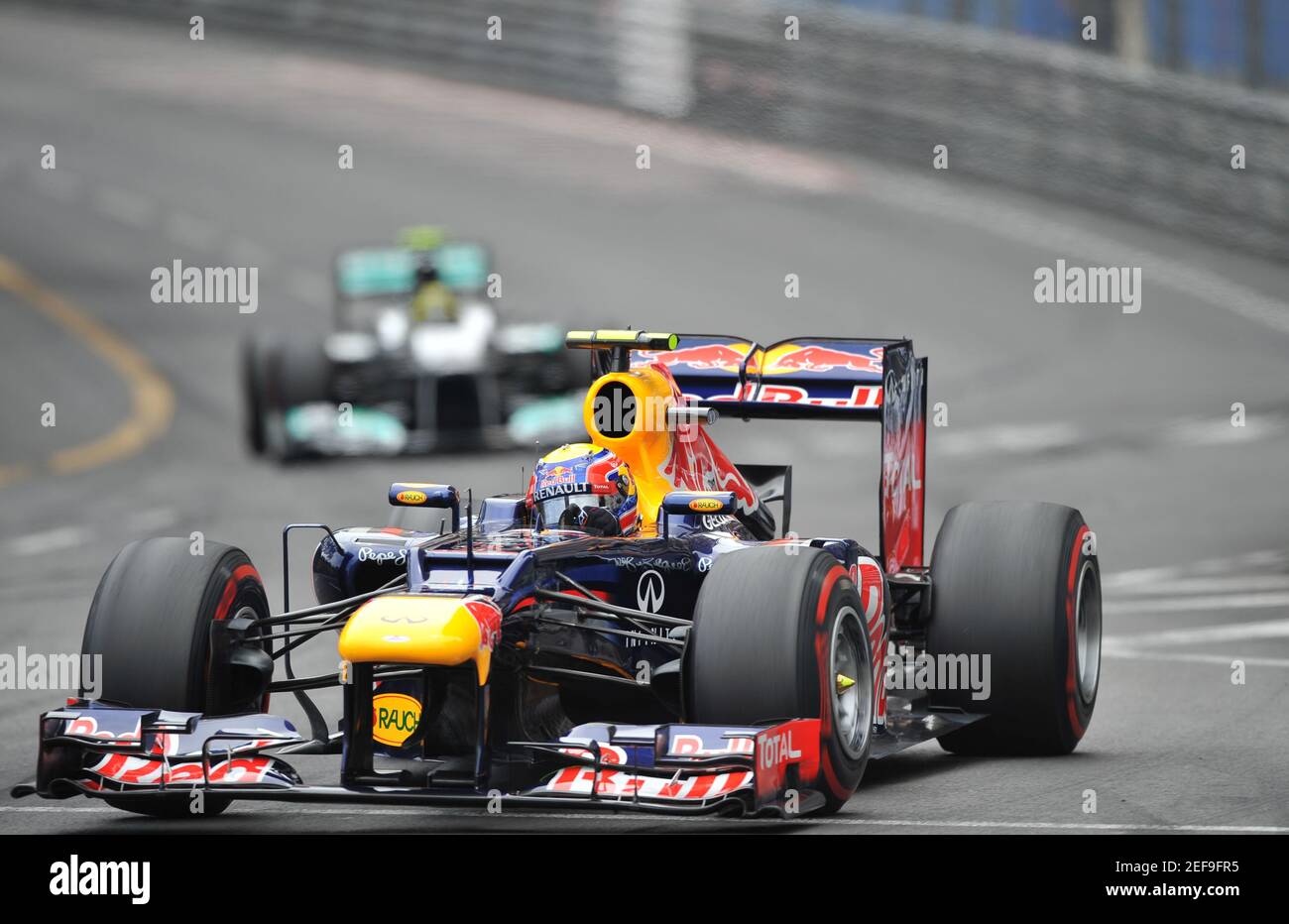 Red bulls mark webber monaco grand prix circuit de monaco hi-res stock ...