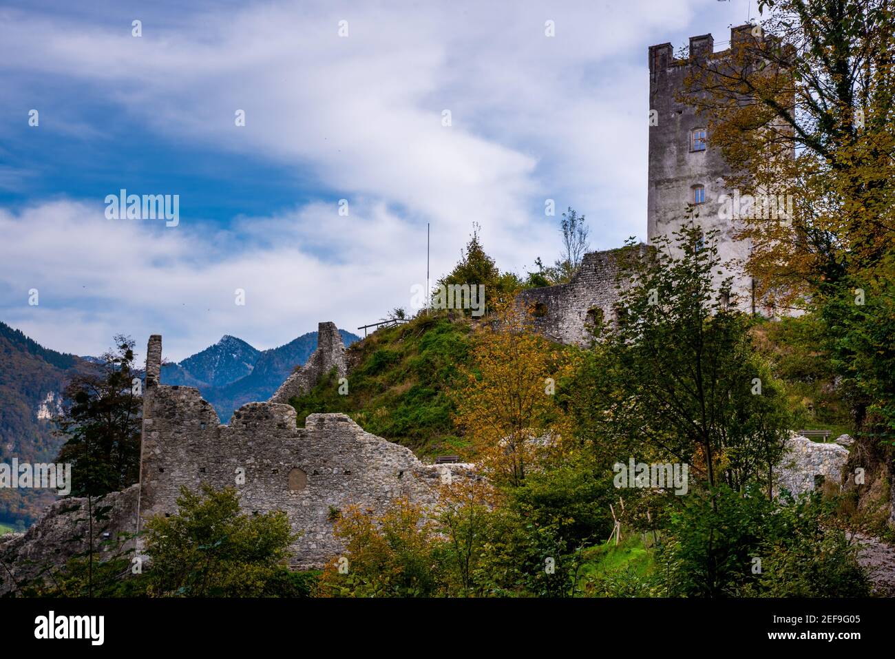 Overgrown medieval castle hi-res stock photography and images - Alamy