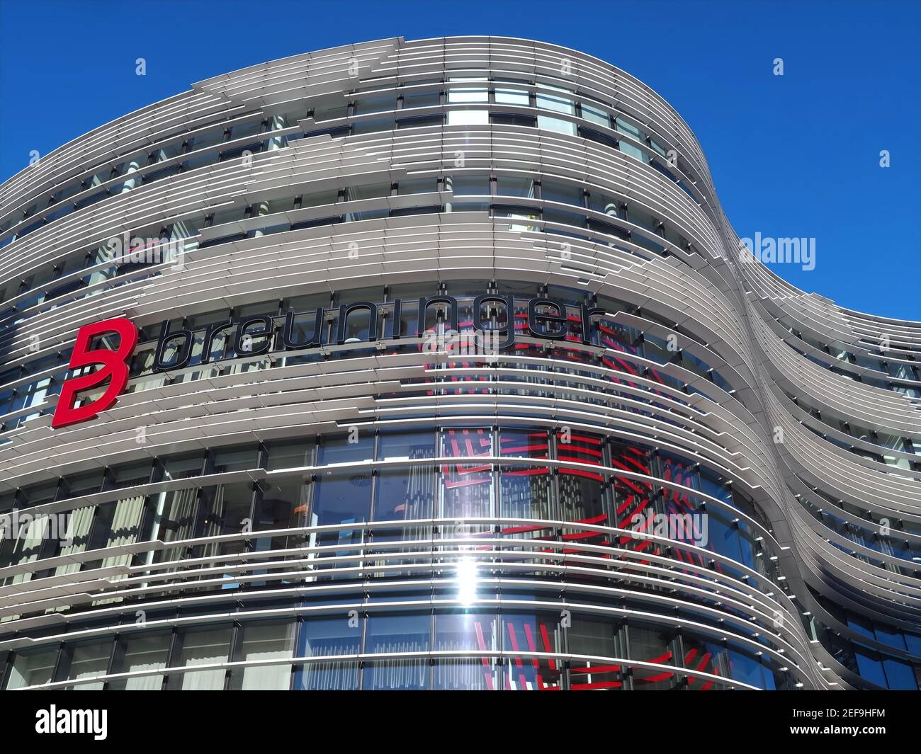Beautiful architecture of the Breuninger shop in Duesseldorf Stock ...