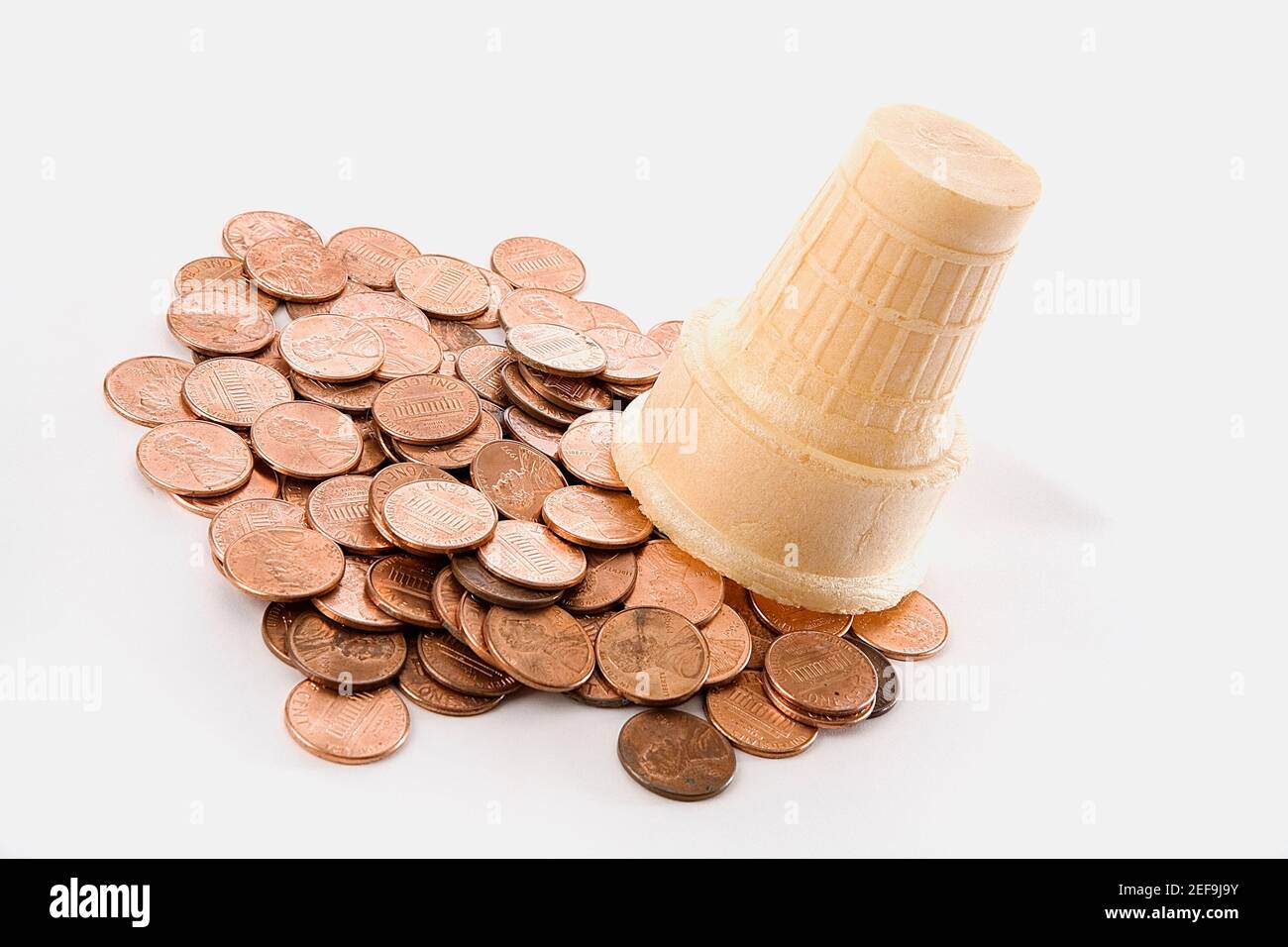 Ice cream coin hi-res stock photography and images - Alamy