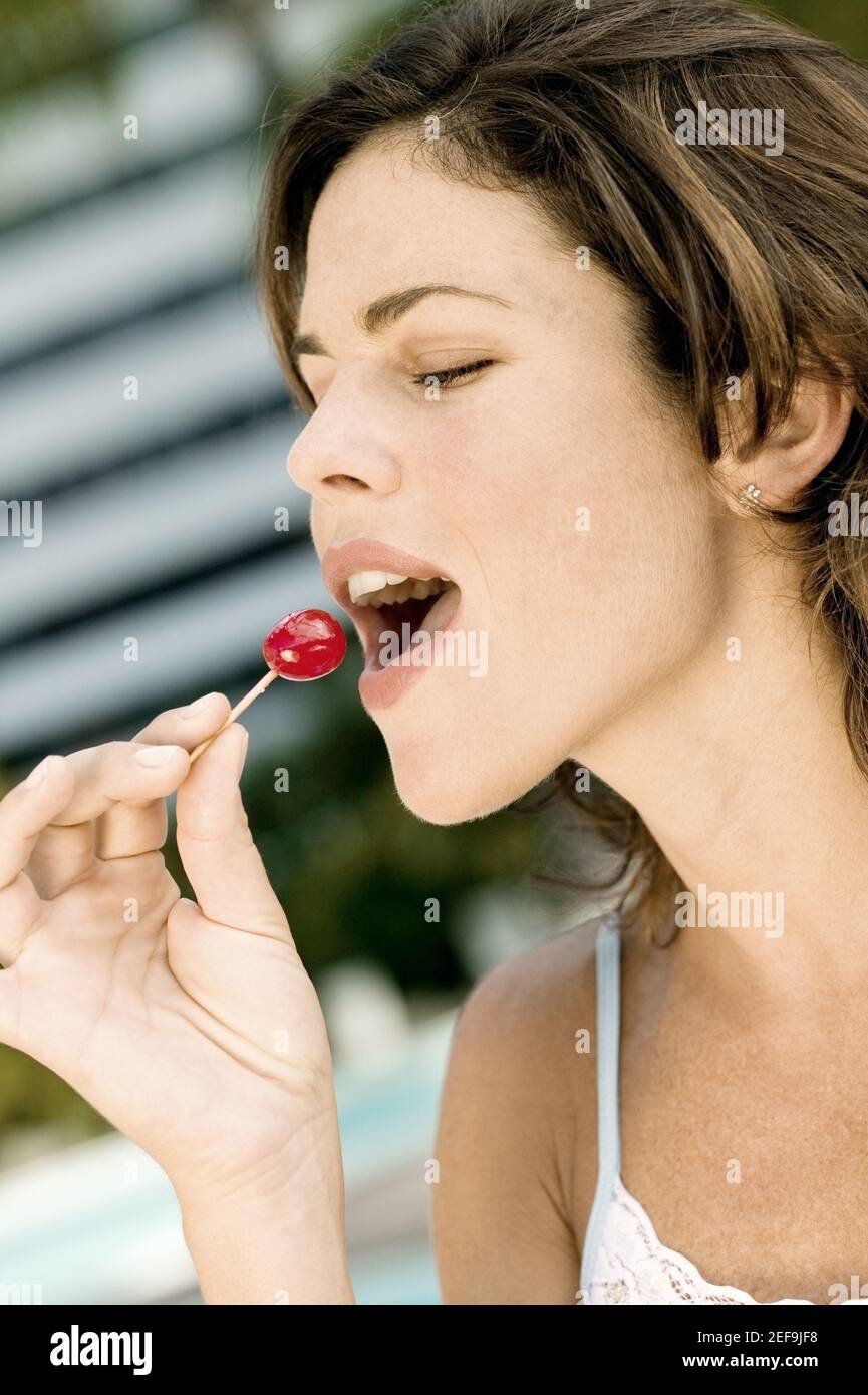 Cherry earring hi-res stock photography and images - Alamy