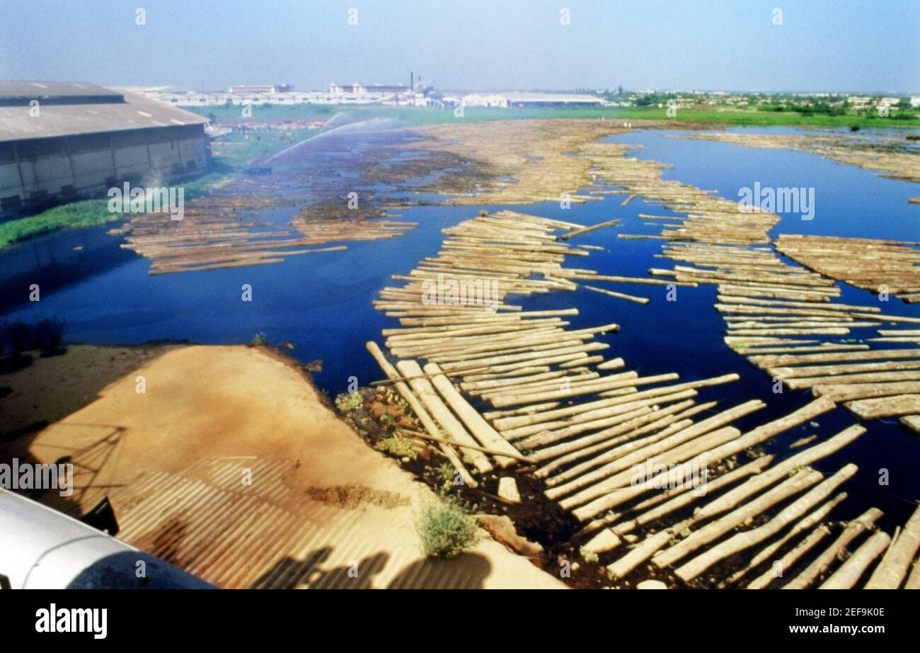 Wood plank floating on water hi-res stock photography and images - Alamy