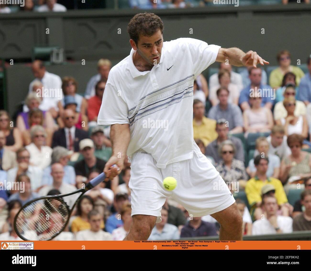 Wimbledon 2001 federer hi-res stock photography and images - Alamy