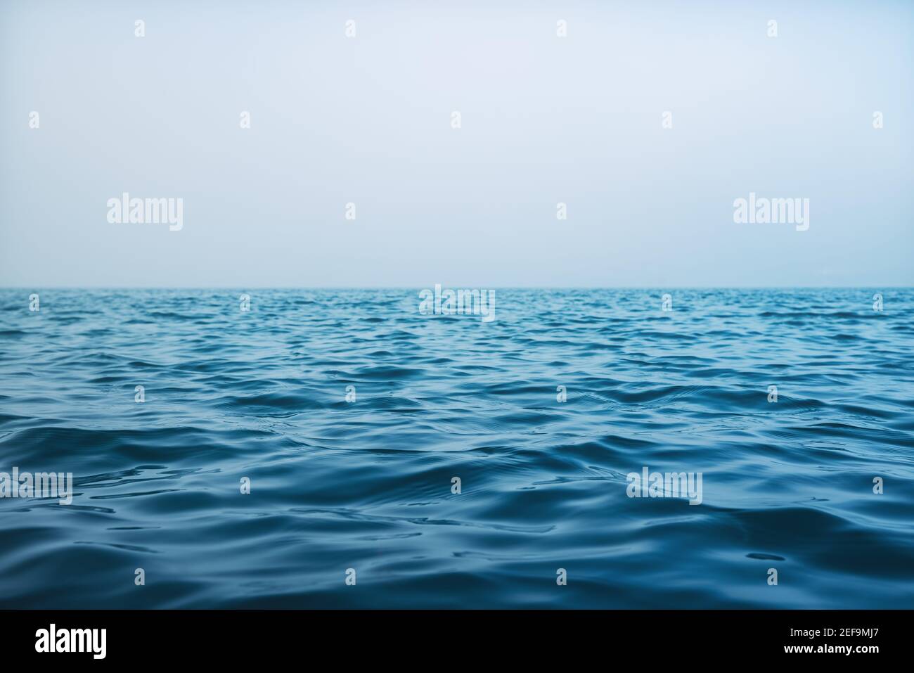 Fog over the ocean waves, natural background Stock Photo - Alamy