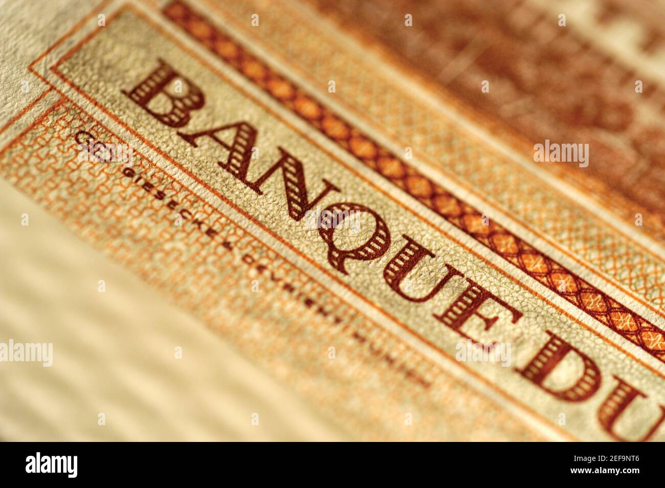 French bank note, close-up Stock Photo - Alamy