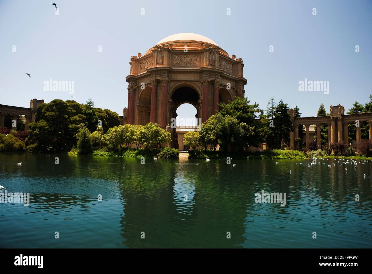Facade of a rotunda, The Exploratorium, San Francisco, California, USA ...