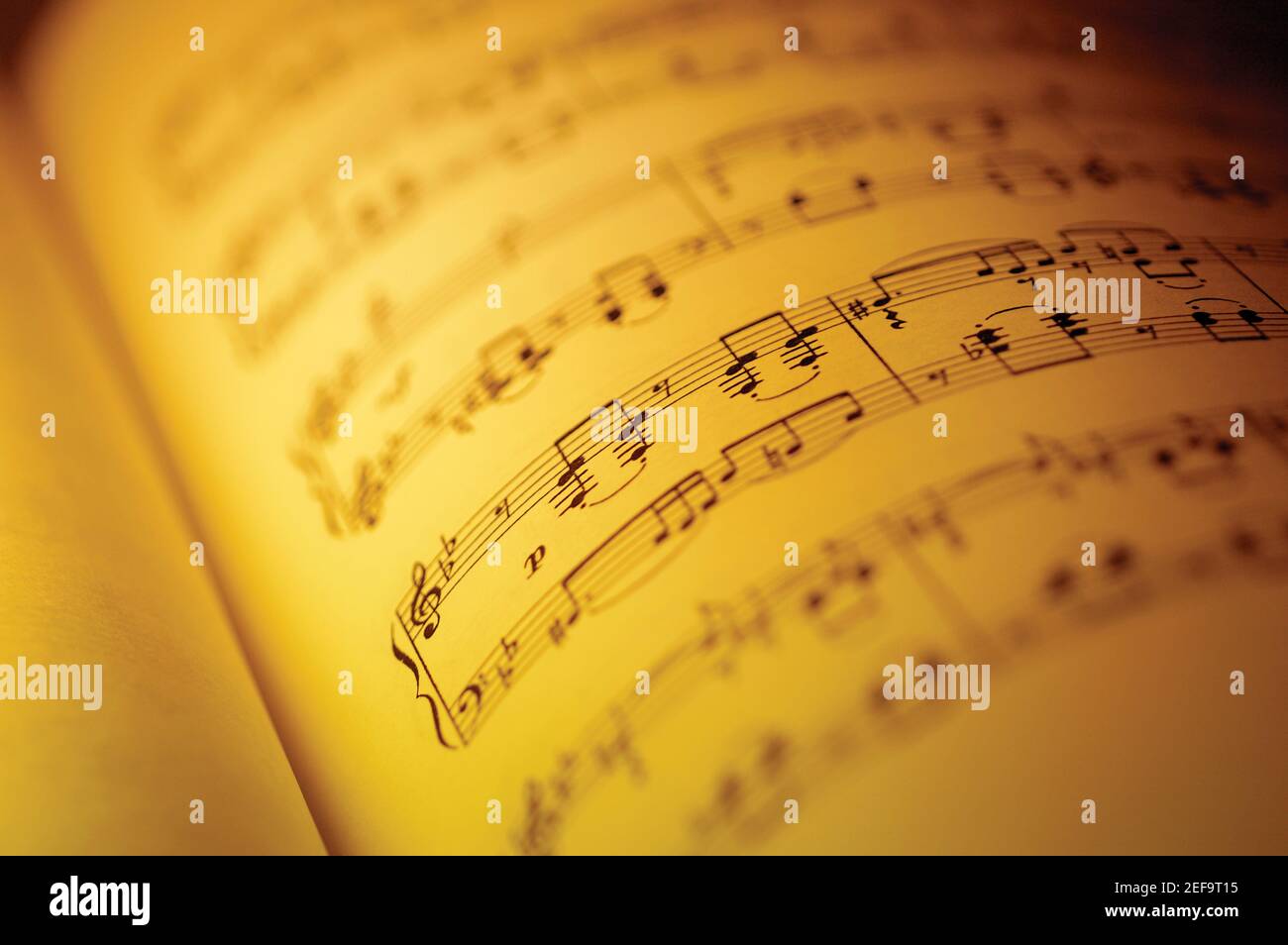 Close-up of sheet music Stock Photo - Alamy