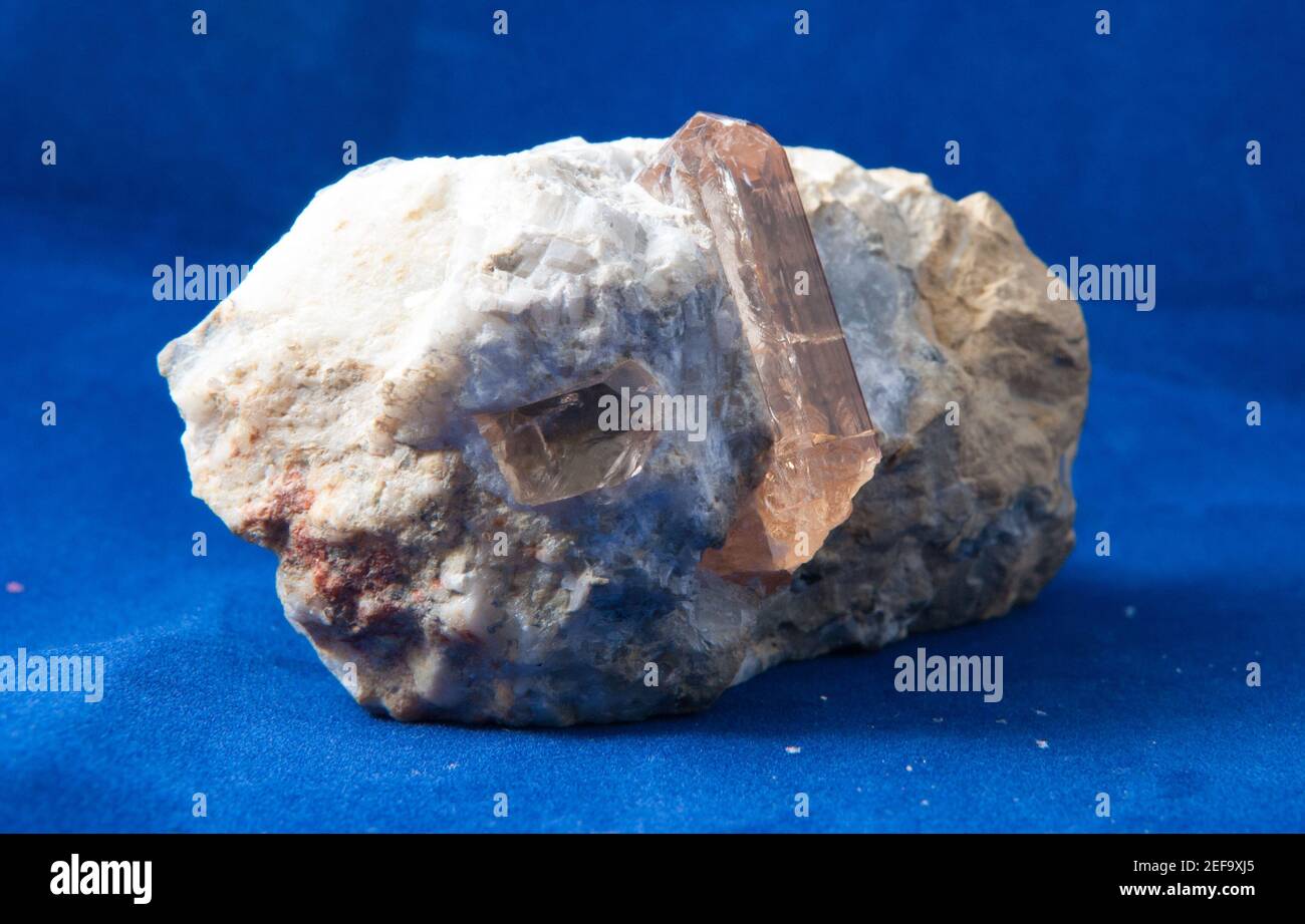 topaz gemstones sample Stock Photo - Alamy