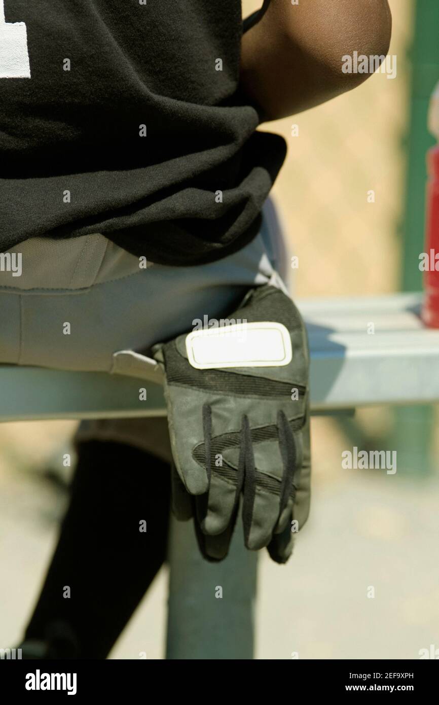 Baseball bench hi-res stock photography and images - Alamy