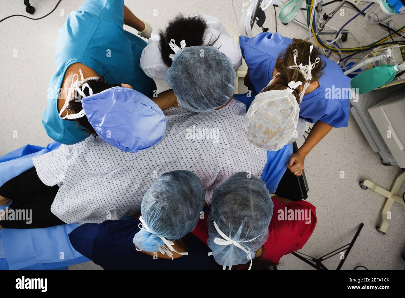 Woman lying on operating table hi-res stock photography and images - Alamy