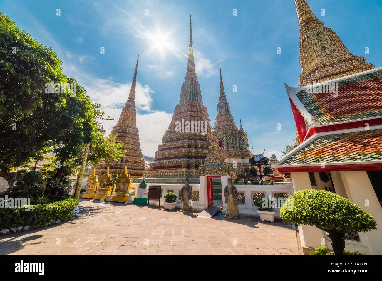 Wat Po (Wat Pho), Temple of Reclining Buddha, Royal Monastery, Popular ...