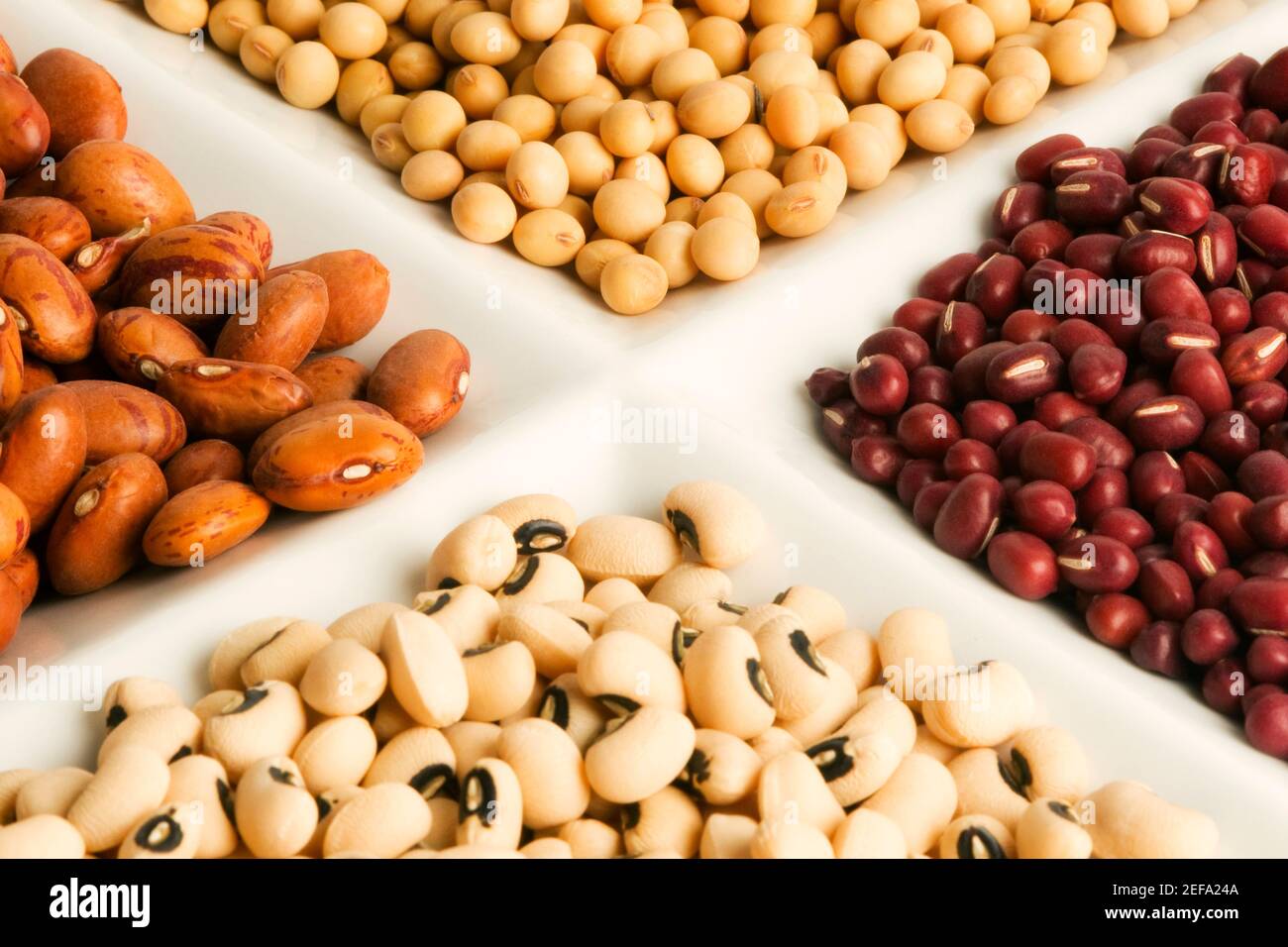 Close up of assorted beans Stock Photo - Alamy