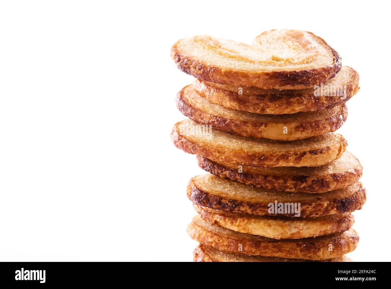 Close up of a stack of cookies Stock Photo - Alamy