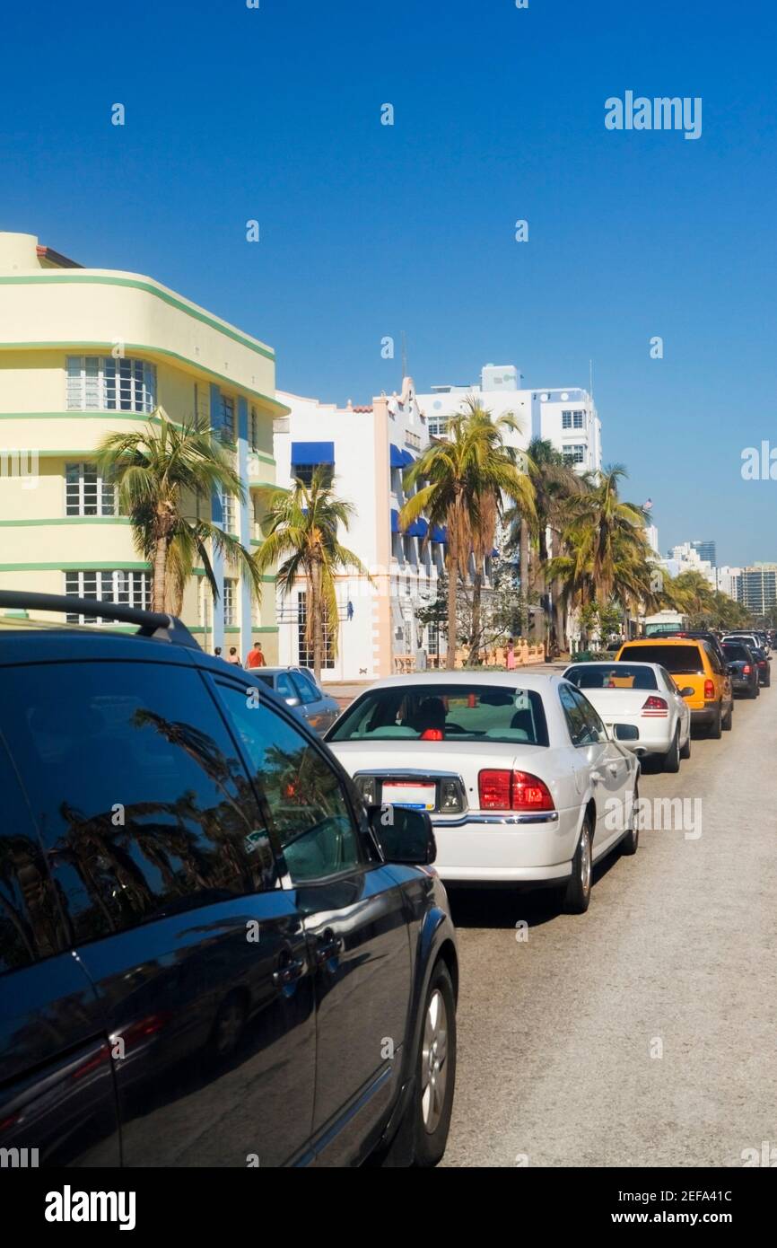 Traffic on the road, Miami, Florida, USA Stock Photo - Alamy